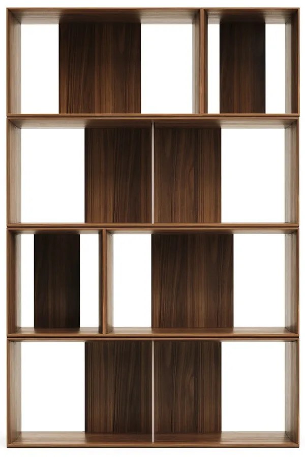 Modulární policový systém v dekoru ořechu v přírodní barvě 6 ks 101x152 cm Litto – Kave Home