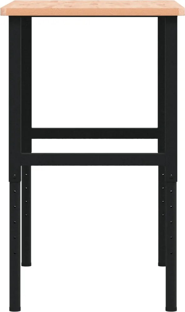 Pracovní stůl 100 x 60 x (71,5–98) cm masivní buk obdélníkový 3309682