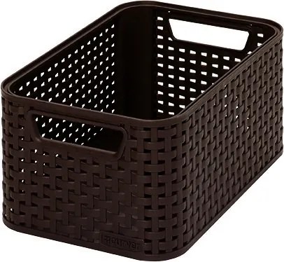 Curver Úložný box RATTAN Style S - hnědý