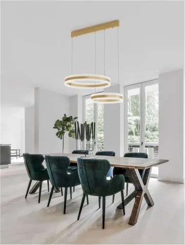 Závěsné LED svítidlo NOVA LUCE AGOS 124W 3000K 9054445 stmívatelné Triac