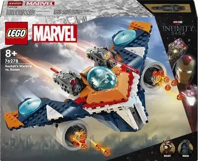 LEGO® Marvel 76278 Rocketův tryskáč Warbird vs. Ronan / Počet dílků: 2