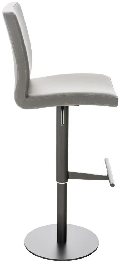 Bhm germany Barová židle Cadiz, syntetická kůže, černá / šedá
