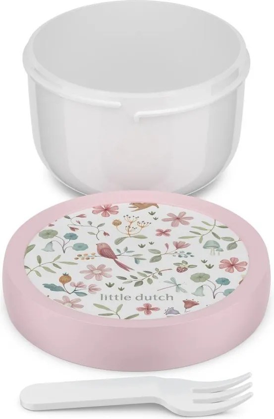 Bílý/růžový plastový dětský svačinový box Fairy Wonders by Little Dutch – Mepal