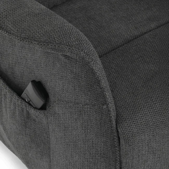 Polohovací křeslo šedé, elektrické TV-L8960 GREY2