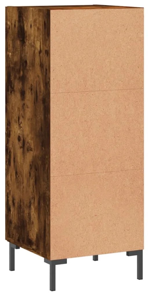 Příborník kouřový dub 34,5 x 34 x 90 cm kompozitní dřevo - Default Title