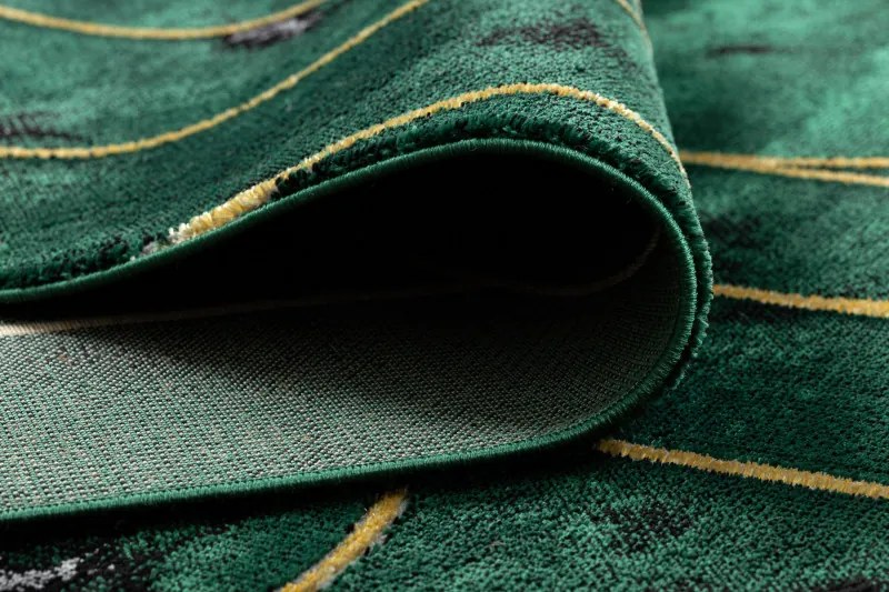 Dywany Łuszczów, Kusový koberec Emerald 1016 green and gold, 200x290, zelená, kancelář