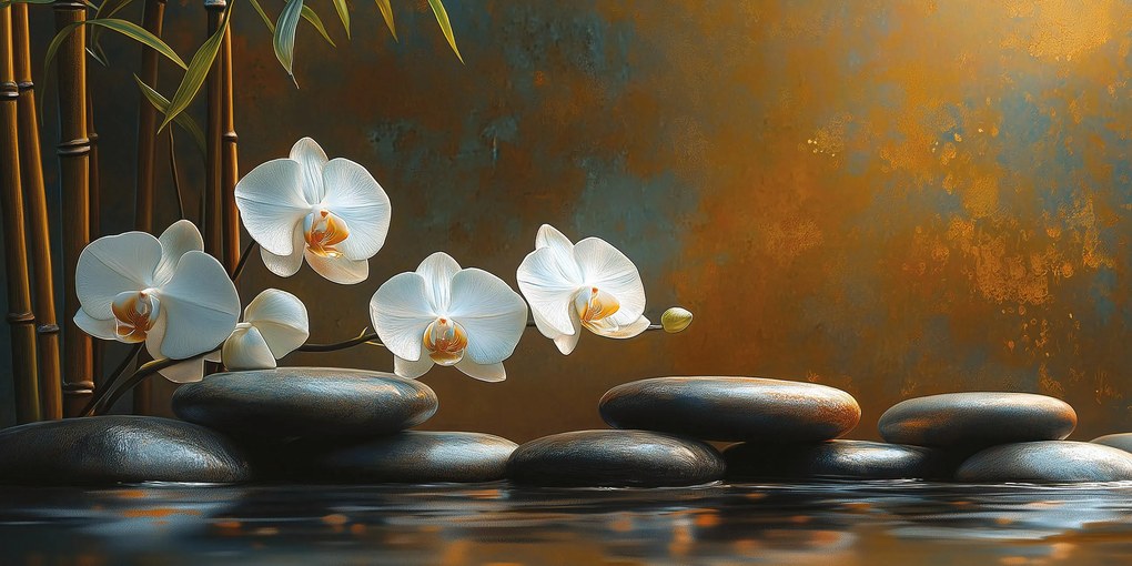 XXXLutz MALBA NA PLÁTNĚ, zen, 20/40 cm Euroart - Obrazy na plátně - 005721108701