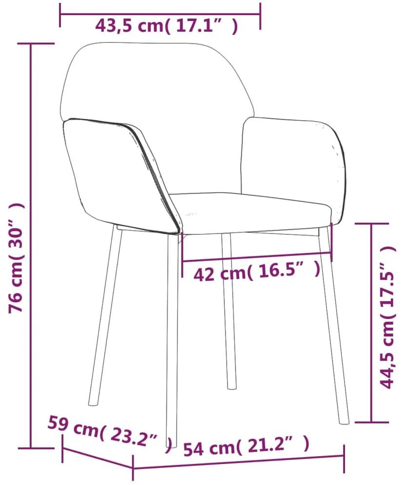 Jídelní židle 2 ks černé textil a umělá kůže,  344754