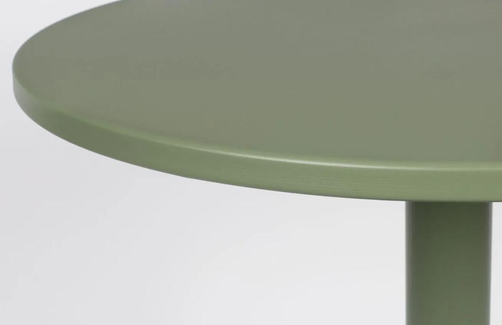 Zelený bistro stůl ZUIVER METSU 76 cm