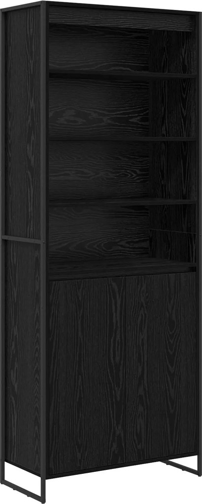 Vysoké skříně Černý dub 79 x 36 x 200 cm Kompozitní dřevo 3403040