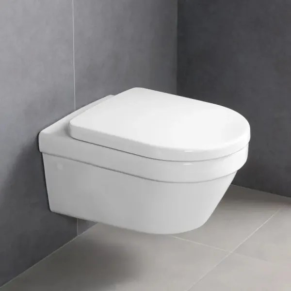 Villeroy & Boch 4694HRR1 - Záv WC s prk SoftClose ARCHITECTURA keramika/bílá