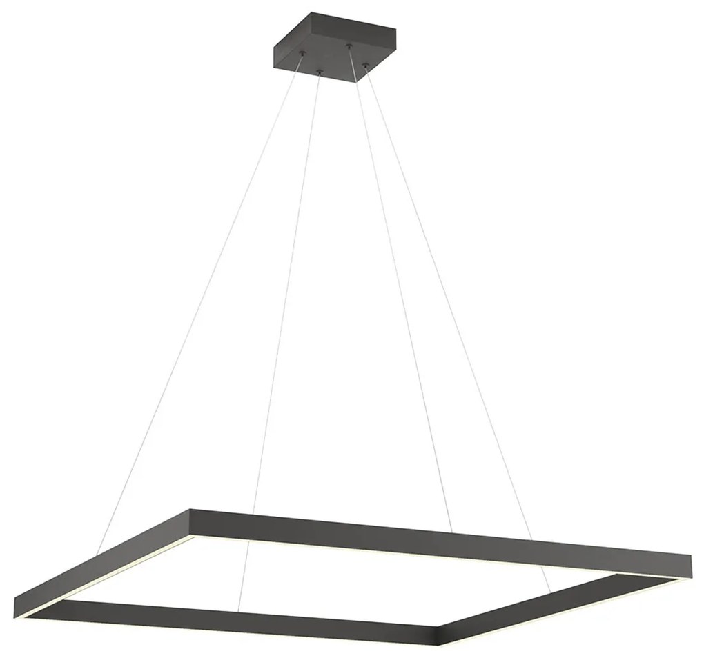 Redo 01-2909 závěsné LED svítidlo stmívatelné Febe pískově černé, 50W, 3000K, 80cm