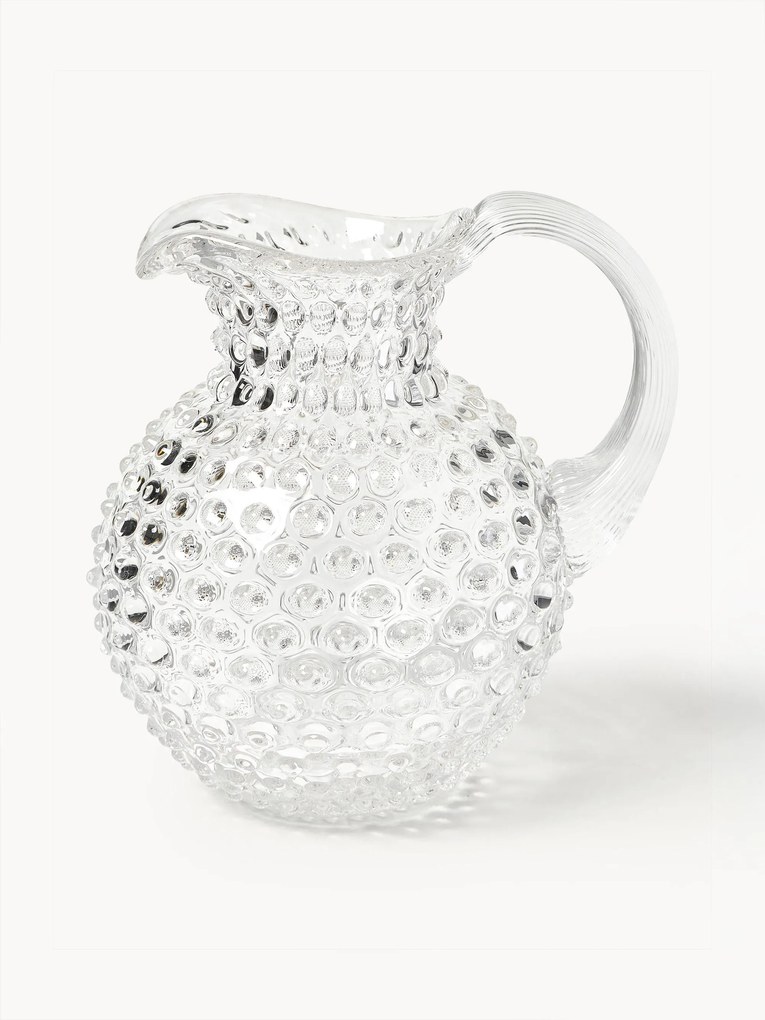 Ručně foukaný džbán Hobnail