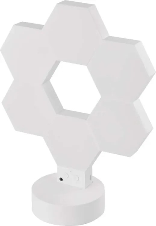 Stolní LED lampa GoSmart Hexagon 6 dílů vícebarevná/bílá