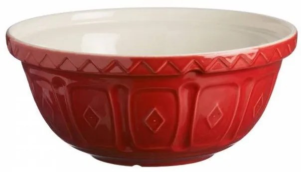 Mason Cash Kameninová mísa na těsto Red 2 l, červená barva, keramika