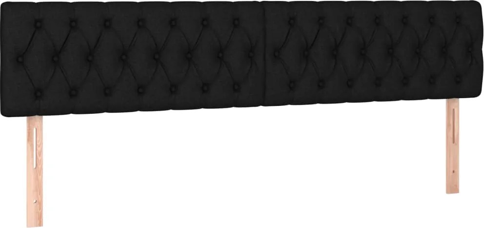 Box spring postel s matrací černá 180x200 cm textil 3129971