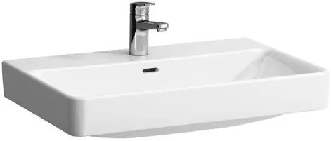 Laufen Pro S - Umyvadlo, 700x465 mm, 1 otvor pro baterii, s LCC, bílá H8109674001041