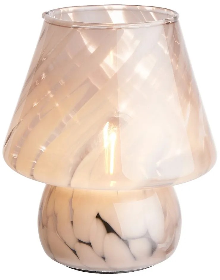 MISS MARBLE LED Lampa 17 cm - bílá