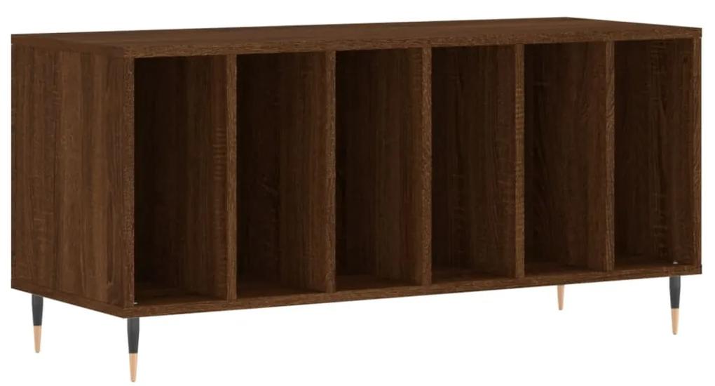 vidaXL Skříňka na LP desky hnědý dub 100x38x48 cm kompozitní dřevo