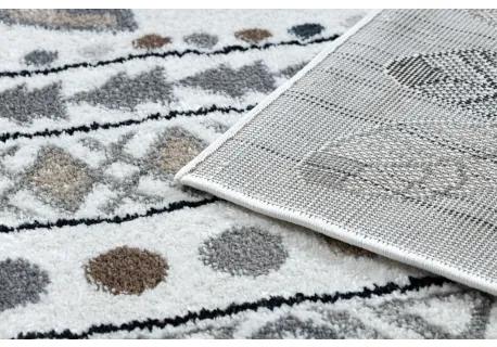 Dywany Luszczow Dětský kusový koberec FUN Teepee, indický, rám krém Rozměr koberce: 140 x 190 cm