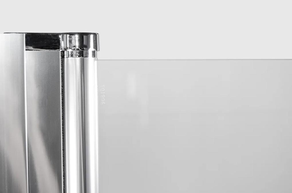 ARTTEC Sprchový kout rohový COMFORT D 5 čiré sklo 107 - 112 x 86,5 - 89 x 195 cm