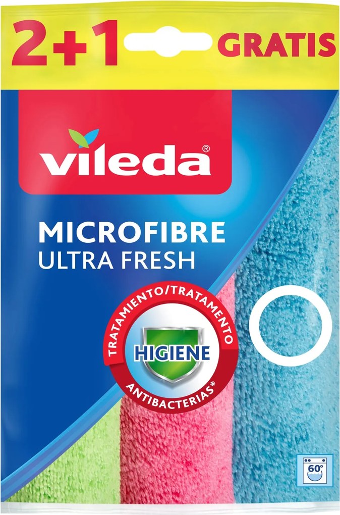 Vileda Ultra Fresh Mikrovláknové utěrky, 3 ks