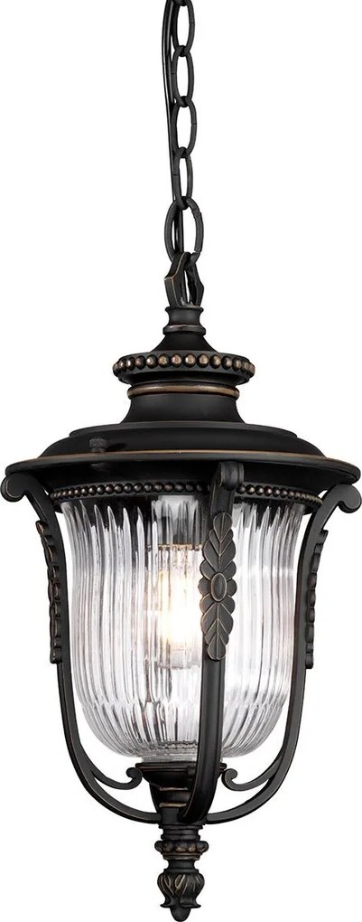 Venkovní lustr do pergoly Elstead LUVERNE IP44 1xE27