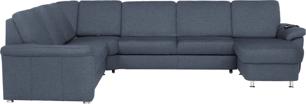 XXXLutz SEDACÍ SOUPRAVA, textil, modrá Beldomo System - Sedací soupravy - 00043600187N
