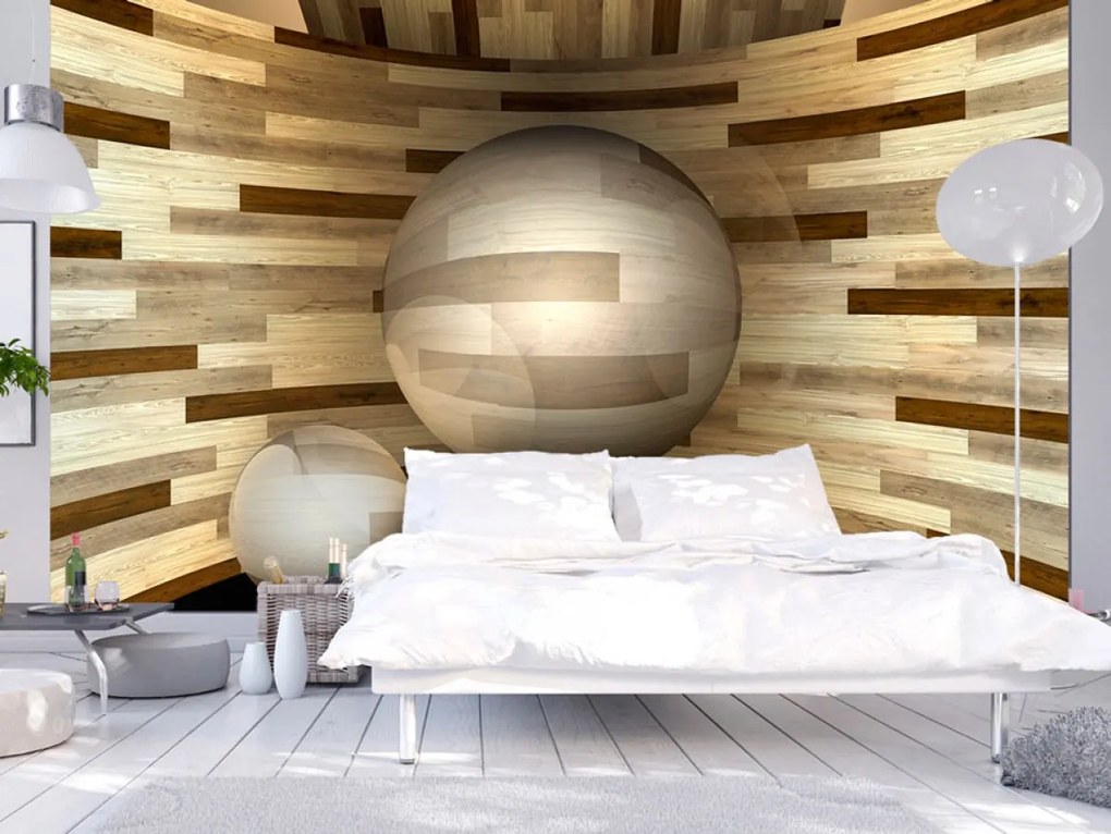 3D tapeta dřevěná abstrakce + lepidlo ZDARMA Velikost (šířka x výška): 150x105 cm