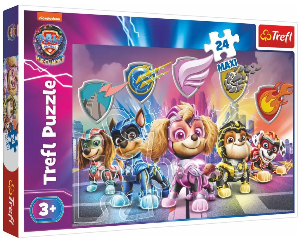 Puzzle MAXI Mise štěňat Tlapková patrola/Paw patrol 24 dílků v krabici 40x27x6cm