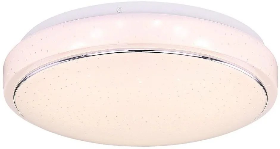 Globo 48408-18 led stropní svítidlo 1x18w | 1300lm | 3000k - bílá, chrom