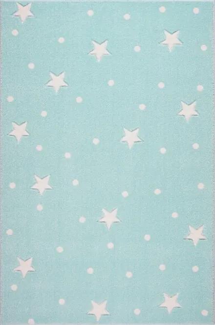 Hvězdičkový koberec barva: mátová, Velikost: 120 x 170 | BIANO