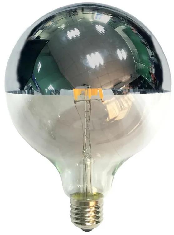 ACA DECOR Vintage zrcadlová LED žárovka E27 O125,stmívatelná