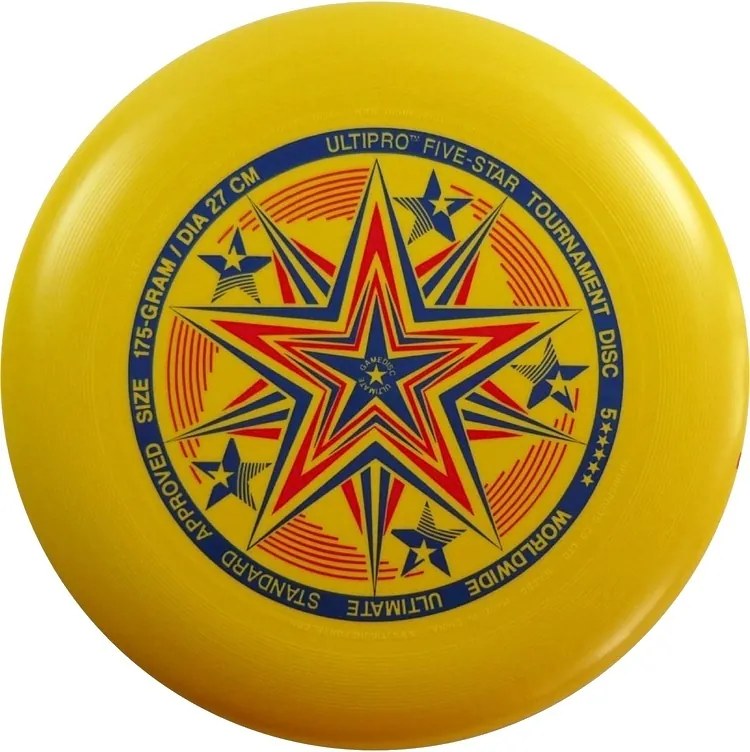 Frisbee UltiPro FiveStar yellow