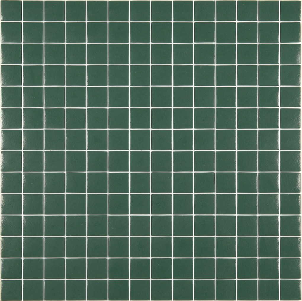 Hisbalit Skleněná mozaika zelená Mozaika 220B MAT 2,5x2,5 2,5x2,5 (33,33x33,33) cm - 25220BMH