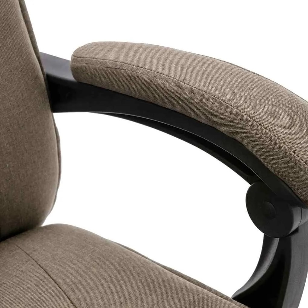 Masážní kancelářská židle taupe textil 20370