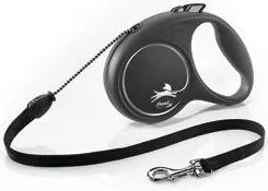 flexi-Bogdahn International GmbH & Co KG Vodítko FLEXI Black Design M lanko 5m/20kg stříbrná