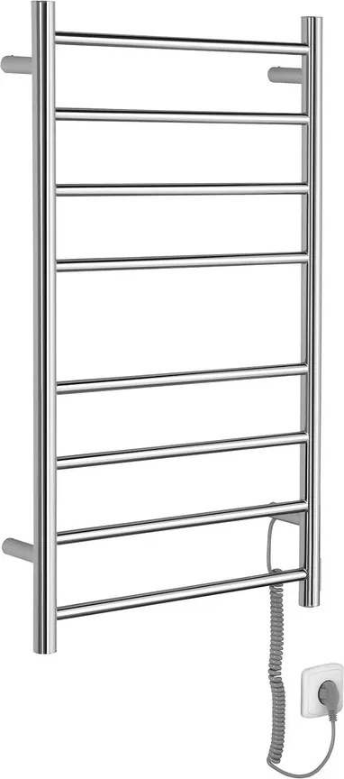 Sapho Sapho, REDONDO elektrický sušák ručníků, kulatý, 500x900 mm, 75 W, leštěná nerez, ER220V