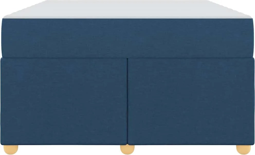 Rám postele s matrací Modrá 120 x 200 cm textil 3399355