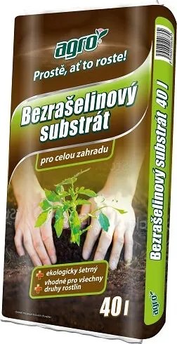 AGRO CS AGRO Bezrašelinový substrát 40 l 00104A