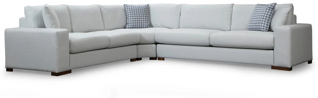 Designová rohová sedačka Bellona 322 cm béžová - levá