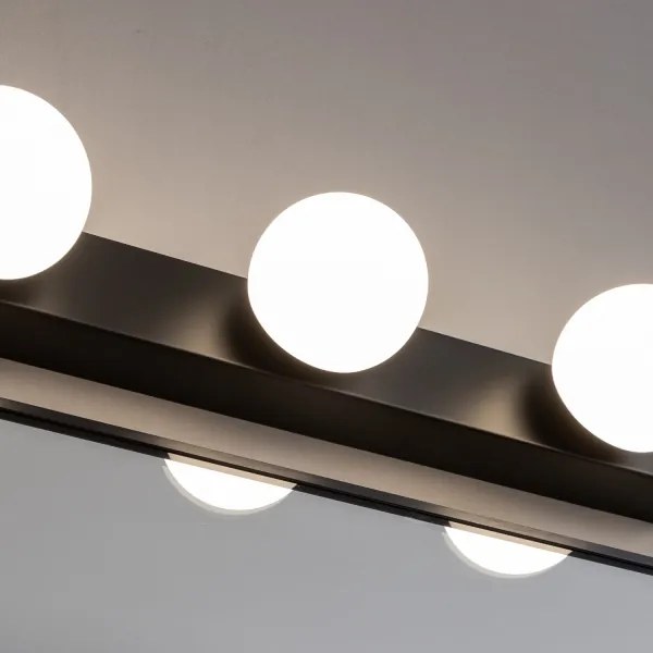 Brilagi - LED Koupelnové osvětlení zrcadla HOLLYWOOD 3xLED/3W/230V IP44 černá