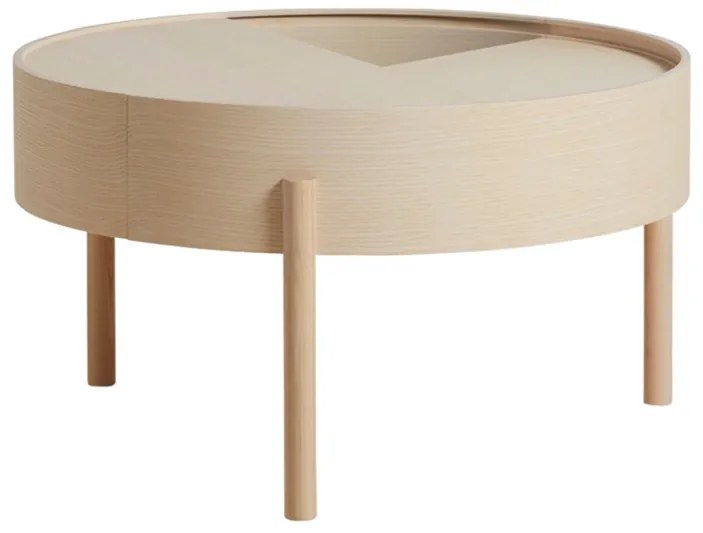 Konferenční stolek "Arc", 2 varianty - Woud Varianta: dub
