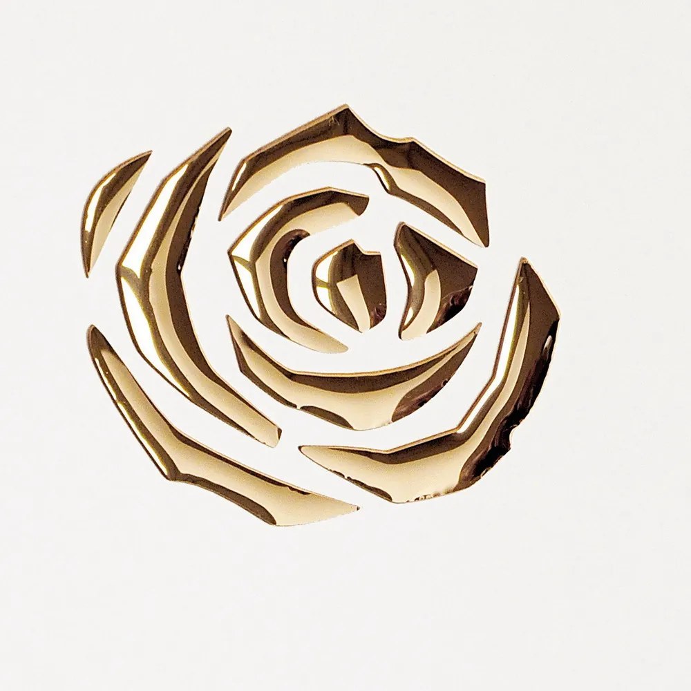 SIBU DESIGN ROSES PearlWhite/Gold 16443 NA