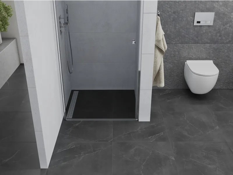 Mexen Pretoria sprchové dveře otevírací 75 cm, transparentní, chrom - 852-075-000-01-00