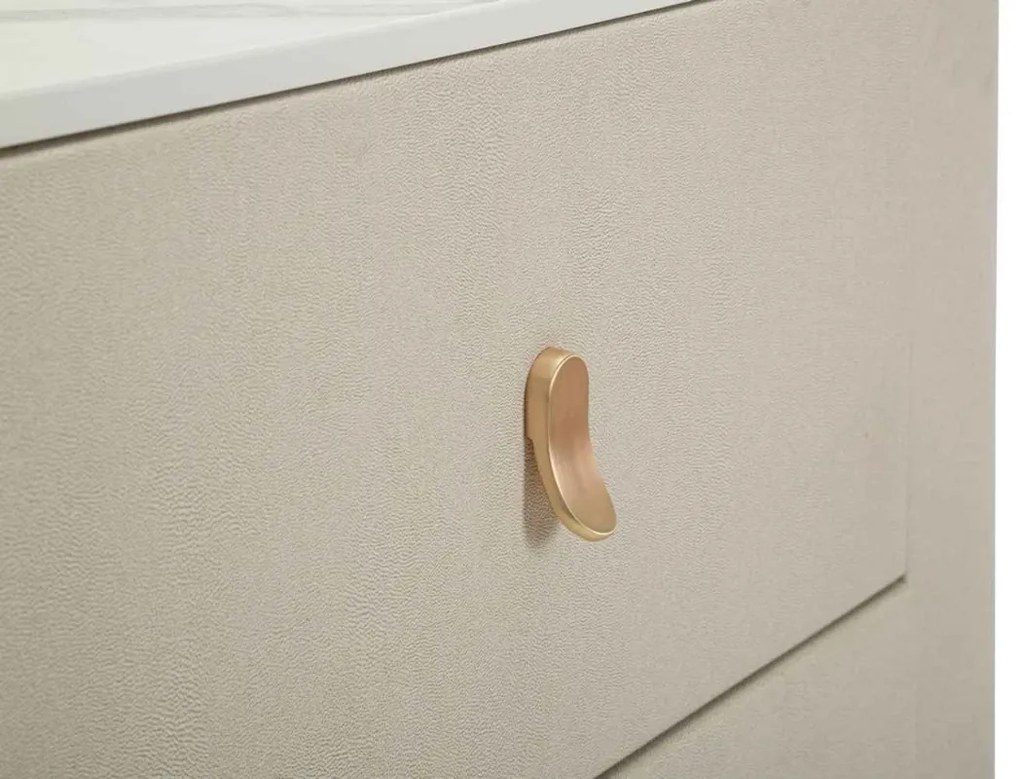 Designová komoda Ondelette 140 cm krémová