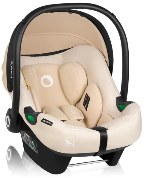 Lionelo - Autosedačka se základnou otočná ASTRID SET i-Size 40-87 cm Beige Sand