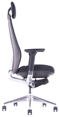Kancelářská ergonomická židle Sego EGO — černá, nosnost 140 kg