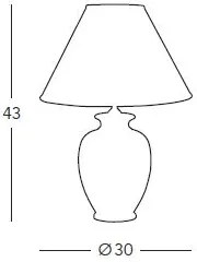 Luxusní stolní lampa Kolarz Giardino Lemone 0014.70