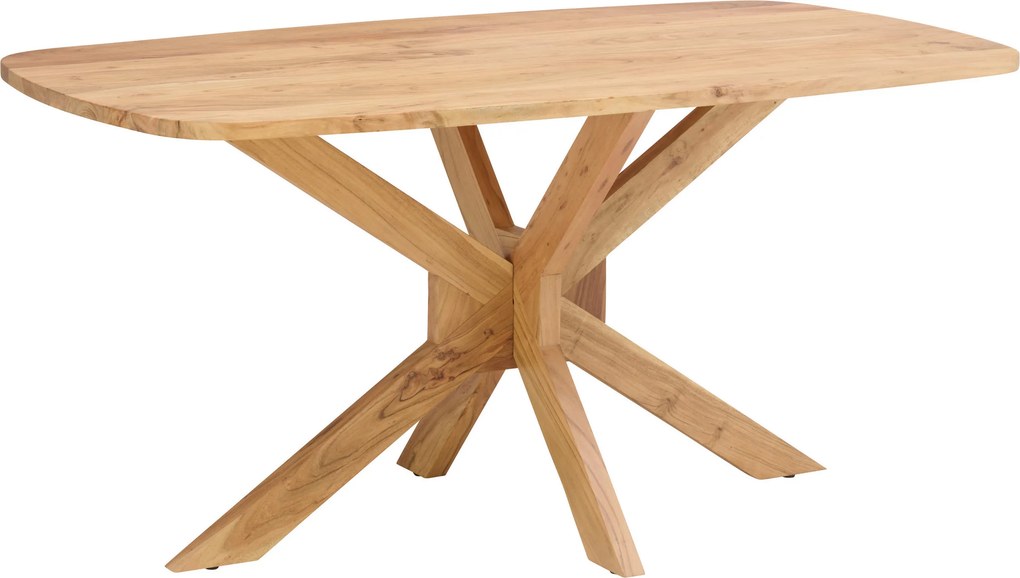XXXLutz JÍDELNÍ STŮL, akácie, barvy akácie, 160/85/76 cm MID.YOU - Jídelní stoly - 002193002601